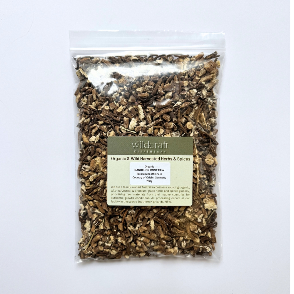 DANDELION ROOT RAW ORGANIC 200g Taraxacum officinalis – Wildcraft ...